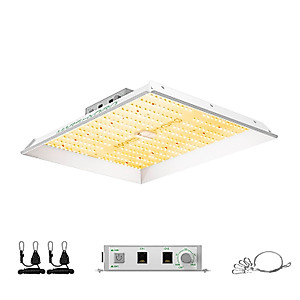 MARS HYDRO 2024 New TS1000 150W LED Grow Light for Indoor Plants, Patented Reflector Dimmable Lights Daisy Chain Full Spectrum Growing Lamps for Seedlings Veg Bloom in 2x2/3x3 Grow Tent