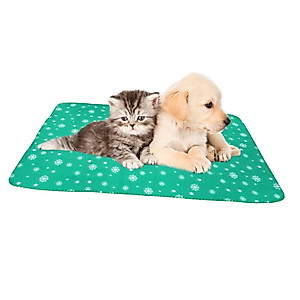 minkissy 4 Pcs Pet Mat Pet Blanket Pet Pad Pet Cushion Cat Bed Cushion Washable Pet Bed Dog Crate Mat Pet Sleeping Mat Dog Blanket Mat Christmas Dog Pad Dog Mat Cat Mat Sleeping Pad Cloth