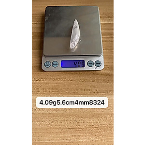 10PCS Unpainted 5.6cm 4g Pencilbait Popper lipless Blanks with Free 3D Fishing Eye Crankbait Baits Simulation Blank Body Clear Hard Clear Minnowbait Topwater Freshwater DIY Lure kit 8324