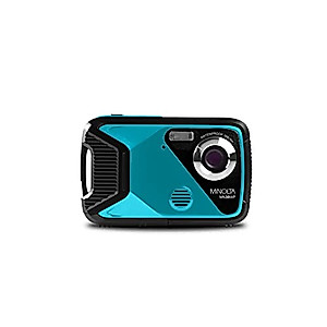 Minolta MN30WP 21 MP / 1080P HD Waterproof Digital Camera (Teal)