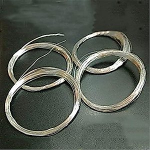 Yuhappy Pure Pt Wire, Platinum Wire Electrode, electrophoresis Cell Electrode, Purity: 99.99%. (0.25 mm x 100 cm)