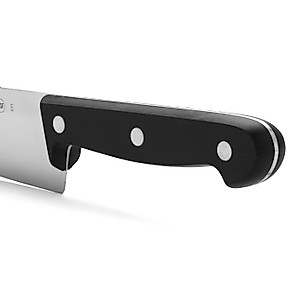 ARCOS Chef Knife 6 Inch Stainless Steel. Cooking Knife to Cut and Peel Small Food. Ergonomic Polyoxymethylene Handle and 155mm Blade. Series Universal. Color Black