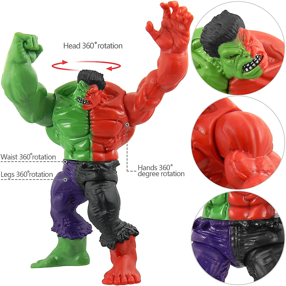 PSMILE Action Figure Garage Kit Action Figure PVC Figure Model 4Pack