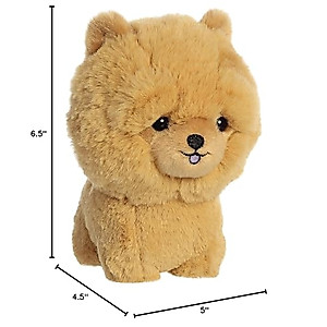 Aurora® Playful Teddy Pets™ Chow Chow Stuffed Animal - Unique Design - Endless Play - Brown 6.5 Inches