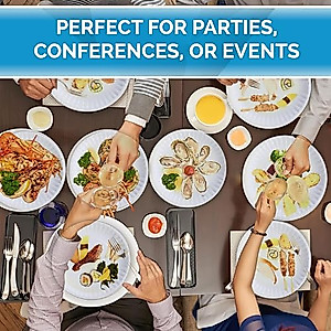 Perfectware - Kitchen essentials Paper Plate 6-300 6" Paper Plate, White (300 Count/pack)