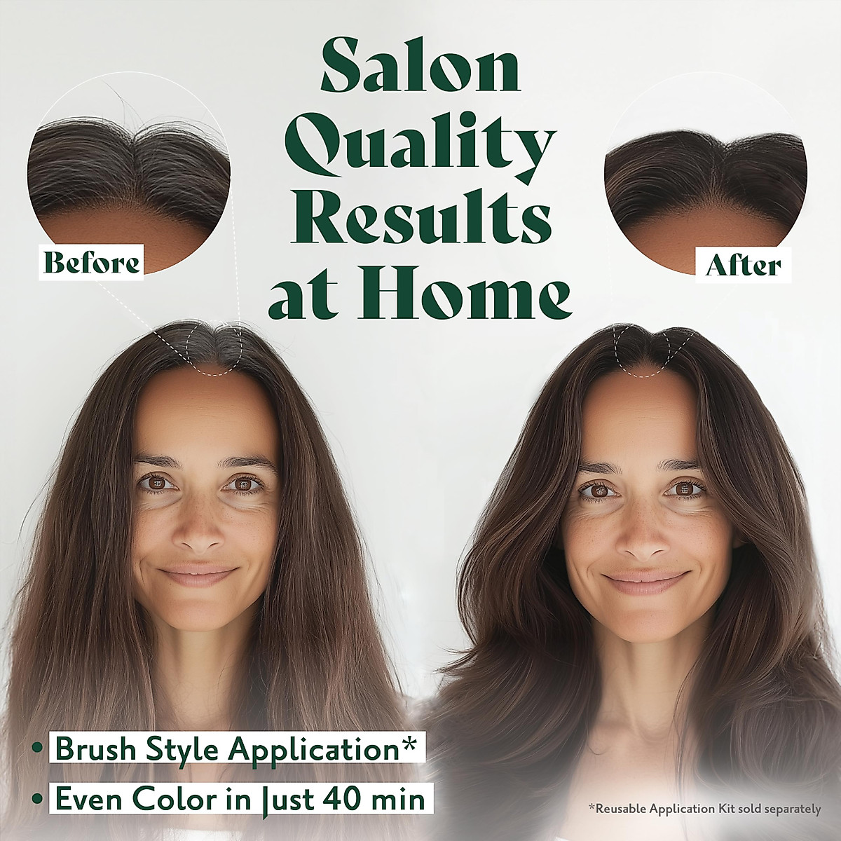 Herbatint Permanent Hair Dye For Women - 5C Light Ash Chestnut - For Up To 100% Gray Coverage of Resistant Gray Hair - Ammonia-Free, Alcohol-Free & Vegan - Salon Influenced Hair Color 5.75 fl oz