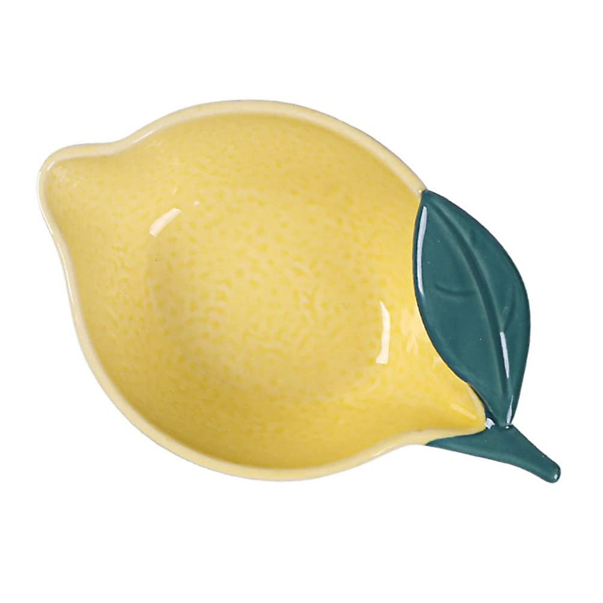 1pc Lemon Salad Bowl Porcelain Dinner Plate Lemon Bowl Dessert Plates Dessert Bowl Plate Rice Bowl Dessert Serving Platter Ceramic Fruit Bowl Spaghetti Baby Household Ceramics