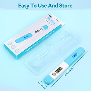 Thermometers for Adults & Kids - Medical Grade, Accurate Oral & Armpit Thermometer, Ideal for Travel, Digital Oral Thermometer for Newborns & Children, Easy-to-Use & Read