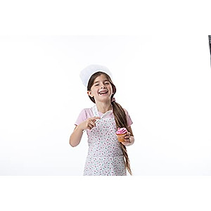 TOVLA JR. Kids Apron Set - 2-Pack Kid Apron with Pockets - Comfortable Cotton Child Apron - Colorful Childrens Aprons - Toddler Apron for Cooking, Baking, Painting - Fun Aprons for Girls, Boys 4-10