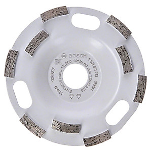 Bosch Professional 2608601763 Diamond Grinding Disc Expert for Angle Grinders for Concrete, Grinding Discs Diameter 125 Bore Diameter 22.23 mm