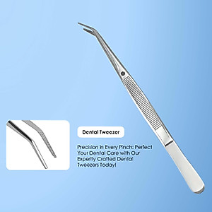 Beauté Secrets Dental Tools, Dental Pick Set 5Pcs Tooth Scraper Dental Hygiene Kit, Stainless Steel Teeth Cleaning Kit with Metal Case for Plaque Tartar Removal for Personal & Pets Use