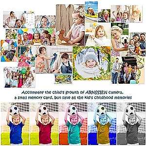 ARNSSIEN Kids Camera Toys for 3-12 Year Old Boys/Girls,Portable Selfie Camera for Kids,HD Digital Video Cameras for Toddler,Chritmas Birthday Festival Gifts for Kids