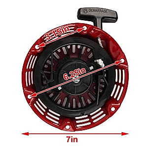 Carbhub Recoil Starter for Honda GX120 GX160 GX200 5.5 HP 6.5 HP Engine, GX120 GX160 GX200 Pull Starter Recoil Starter 28400-ZH8-013ZA, 28400-ZE1-003ZF