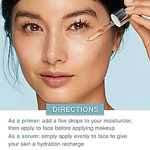 Neutrogena Hydro Boost Glow Booster Primer & Serum, Hydrating & Moisturizing Face Serum-to-Primer Hybrid, Infused with Purified Hyaluronic Acid & Designed to Instantly Hydrate, 1.0 fl. oz