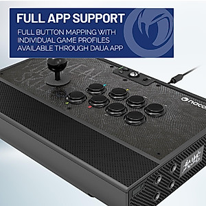 NACON Daija Arcade Fight Stick Officially Licensed for Xbox Series X | S, Xbox One, Windows 10 | 11 PCs
