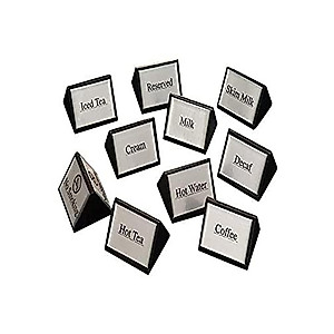 American Metalcraft SIGNSK9 American Metalcraft SIGNSK9 Sign, Wood, Skim Milk, 1-3/4" Height, 3" Width, Black
