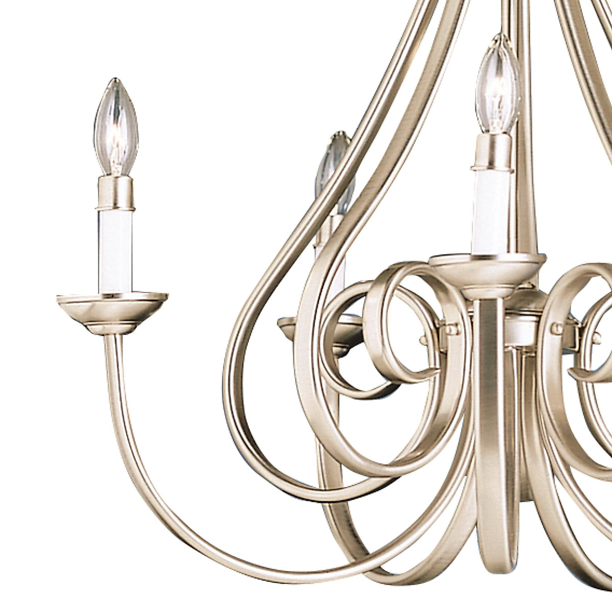 Kichler Dover 24.5" 5 Light Chandelier in Brushed Nickel