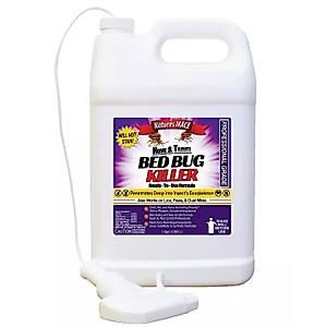 Nature’s MACE Bed Bug Killer 1 Gal Spray/Commercial Grade Bed Bug Killer/Kills Eggs, Nymphs, and Adults Bed Bugs on Contact/Odorless & Non-Staining Spray