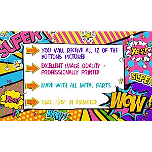 Red Cheerleader Buttons Pins