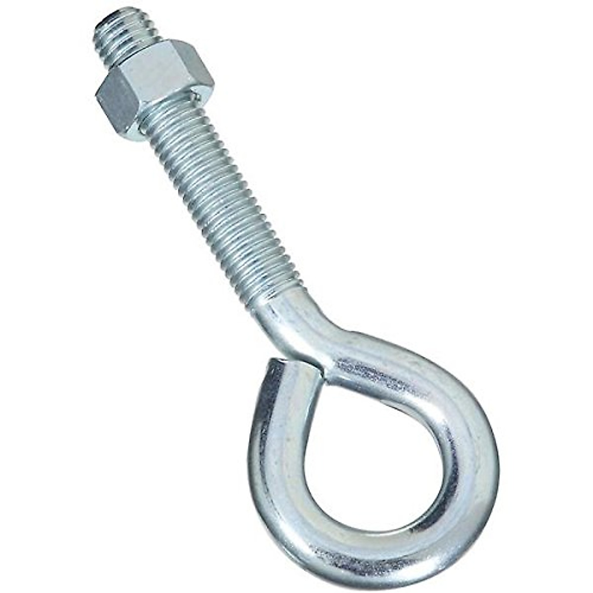 Eye Bolt With Hex Nut, Zinc, 5/8 x 6-In.