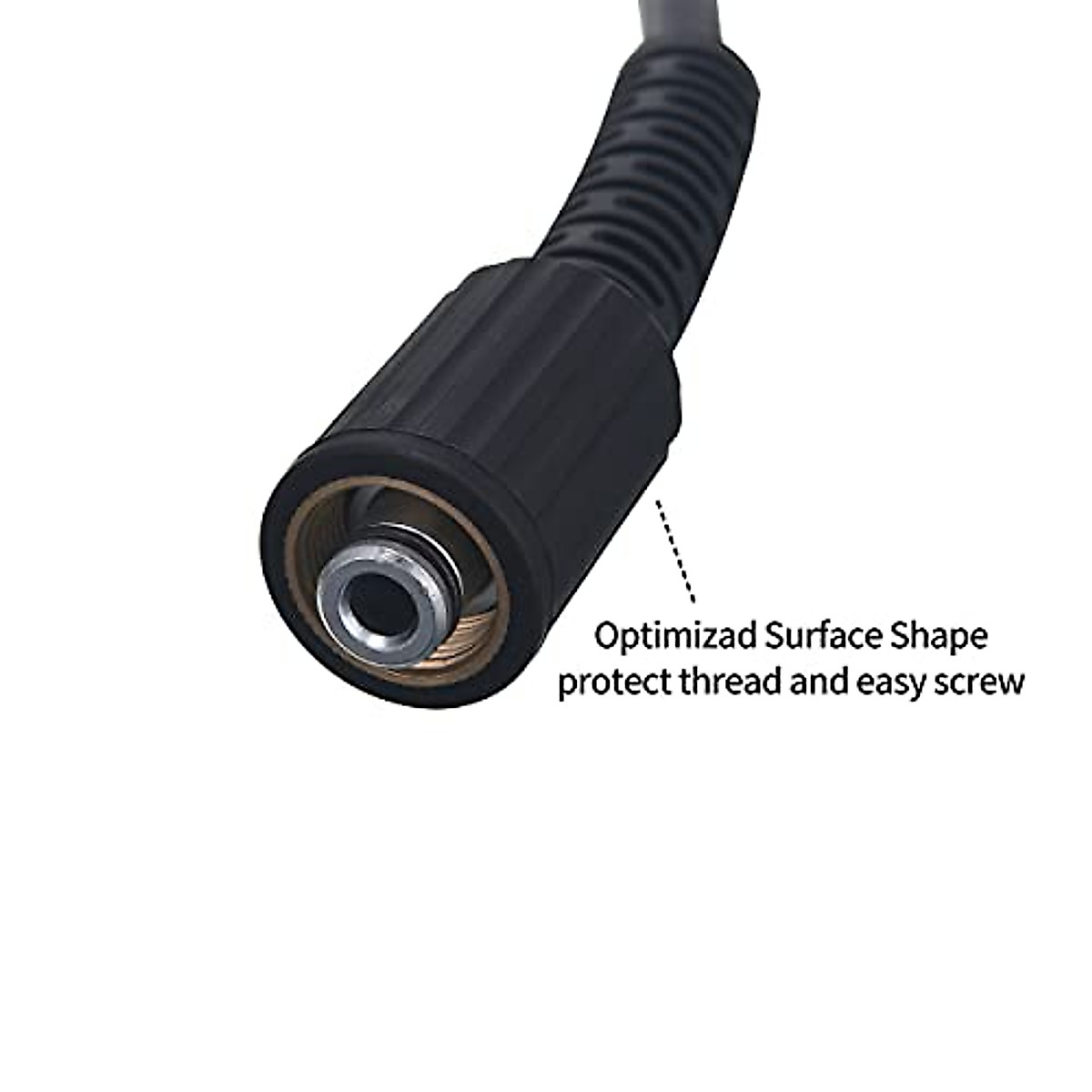 Tool Daily High Pressure Washer Hose, 25 FT X 1/4 Inch, 3600 PSI, M22 14mm, Replacement Power Washer Hose for Most Brands