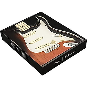 Fender Vintage Noiseless Prewired Stratocaster Pickguard - 3-Ply White