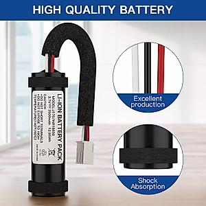 Kratax 3500mAh Rechargeable Replacement Battery for Harman Kardon Onyx Studio 1/2/3/4 Wireless Bluetooth Speaker, Real Capacity HK Onyx Battery, Same Quality as Original Battery