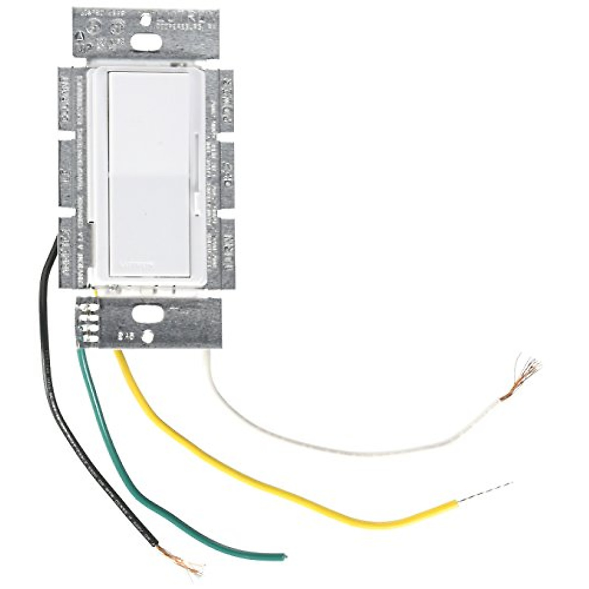 Lutron DVELV-300PH-WH Diva Elec Lowv 300W S-Pole White Clamshell White