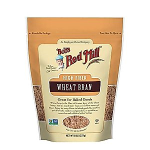 Bob's Red Mill Wheat Bran, 8 Oz (Pack of 4)