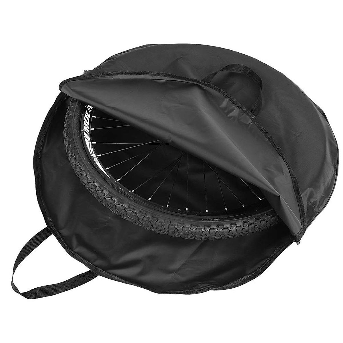 Keenso 27.5 Inch/29 Inch Cycling Double Wheel Bag Wheel Carrying Package Bags Bike Wheels Accessories (for 27.5in Wheel)