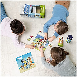 Bluey, 36 Piece Jigsaw Puzzle Two Pack Toy Gift Set with Easy to Store Tube Packaging, for Kids Aged 3 and up