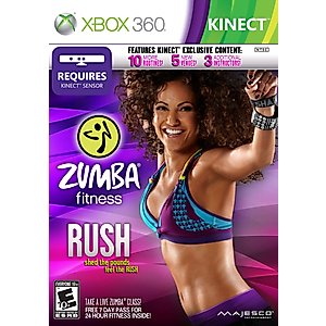 Zumba Fitness Rush - Xbox 360 (Renewed)