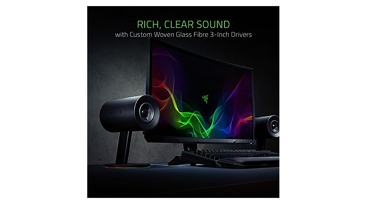 Razer Nommo Chroma: Ultimate 2.0 PC Gaming Speakers