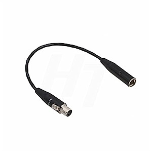 HangTon Audio Adapter Cable for Shure Microphone Headset TA4M to AKG Bodypack Transmitter PT 40 80 TA3F WH20TQG 15cm