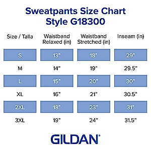 Gildan Adult Fleece Open Bottom Sweatpants with Pockets, Style G18300, Navy, Medium