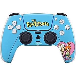 Skinit Decal Gaming Skin Compatible with PS5 Controller - Officially Licensed The Flinstones BAMM-BAMM and Pebbles Design