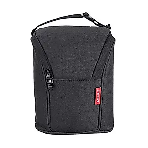 Lightweight Insulated Mini Lunch Bag,Cooler Lunch Box For Women,Men , Compact Lunch Pail for Office Black.¡­