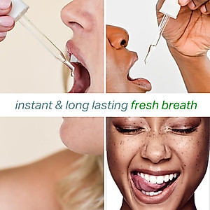 Mintier Natural Breath Serum - Breath drops made with real peppermint and spearmint. No sugar or alcohol. MCT Oil Based Breath Freshener - 1 pack