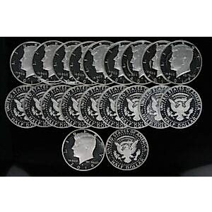 2019 S Kennedy Half Dollar Roll of 20 .999 Silver Kennedy Half Dollars UCAM Very Good