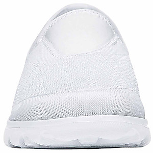 Propét Womens TravelActiv Slip On Walking Walking Sneakers Shoes Casual - White - Size 6.5 AA