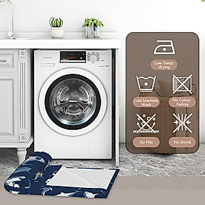 Shark Blanket,Sea Ocean Animals Kids Blanket, Shark Soft Blanket for Home Room Sofa Bed Couch Birthday Decor All Season 60x50 Inch