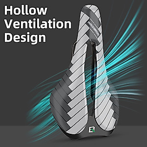 ROCKBROS Mountain Bike Saddle MTB Saddle Bicycle Saddle Comfortable Memory TPU Cushion for Road MTB ebike Riding Specialized