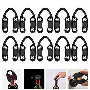 Wine Bottles Foil Cutter Remover: 10pcs Stainless Steel Blades Foil Remover Top Effortlessly Bottle Opener Accessory Gift for Wine Lovers