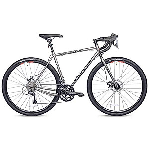 Giordano Trieste Gravel Bike, 700c Small, Gray