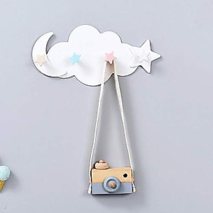 Asdf586io Cute Cloud Star Moon Wall Door Hook Bathroom Bedroom Hanger Holder Home Decor