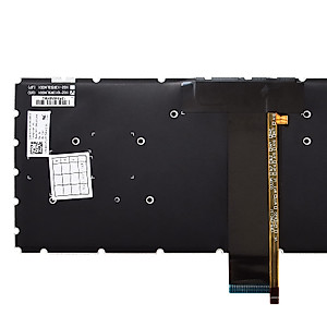 SUNMALL Backlit Keyboard Replacement Compatible withToshiba Satellite E45t-B4204 E45T-B4300 E45T-B4106 E45T-B E45-B Series H000069210, 0KN0-VP4US12, MP-13R53USJ528