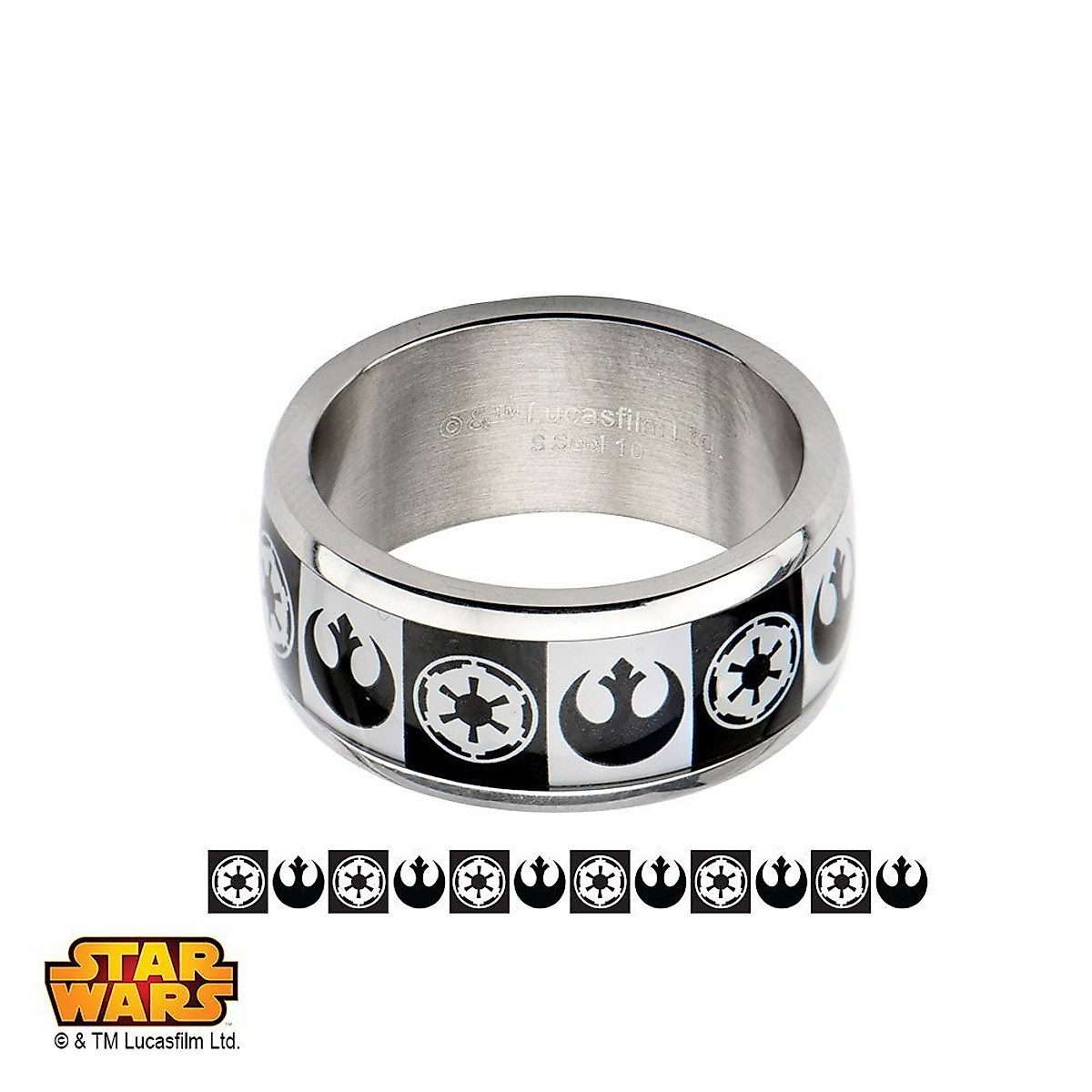Star Wars Empire/Rebel Alliance Ring Size 12