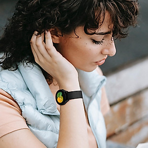 Sport Band for Samsung Galaxy Watch 7/6/5/4/FE Band 40mm 44mm/Galaxy Watch 6 Classic 47mm 43mm/4 Classic 46mm 42mm/Active 2/Watch 5 pro 45mm/3 41mm Women/Men,20mm Silicone Strap Correa Wristbands 4PCS