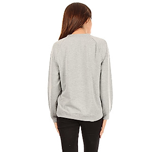 Rae Dunn Women's Studio Raglan Sweatshirt, Medium