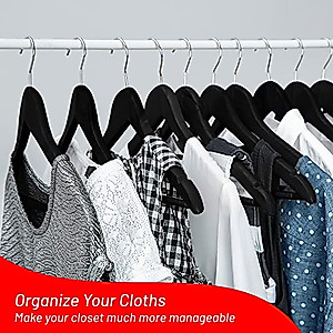 Black Wooden Hangers Heavy Duty Suit Hangers with 360° Swivel Hook Wood Hangers Fancy Hangers Clothes Hanger Perfect for Shirt, Coat, Suit, Jacket, Skirts, Pants Hangers Pack of 20